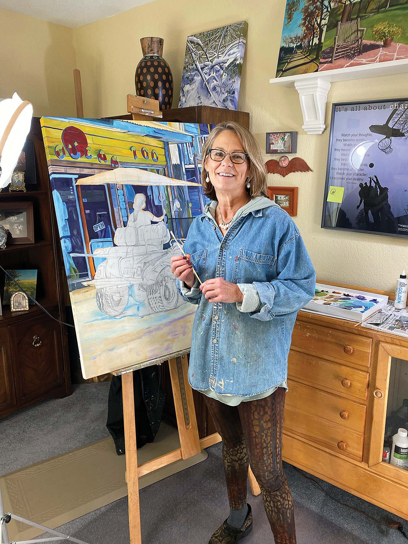 Painter Julie Midyett Keeps It Real - Neighborhood Gazette