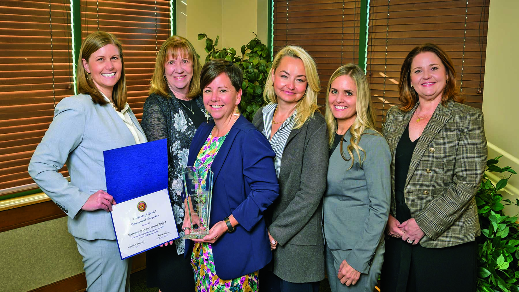 Lutheran Hospital Named Local Business Of The Year - Neighborhood Gazette